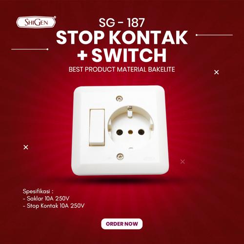 Jual SAKLAR DAN STOP KONTAK SHIGEN PREMIUM QUALITY - SG 285 - Kota ...