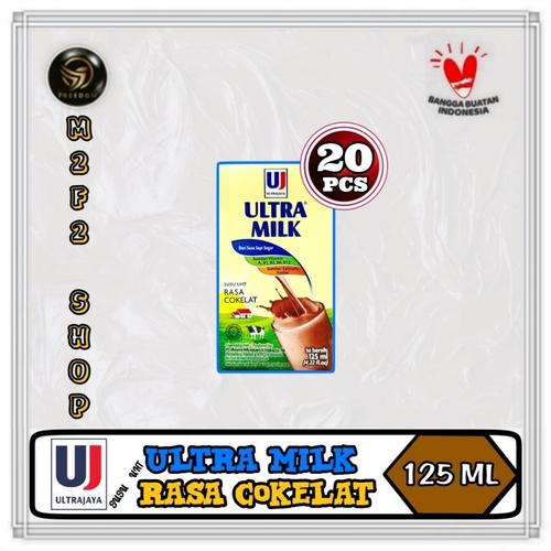 Jual Susu Ultra Milk Mini Rasa Cokelat Original Kotak UHT - 125 ml (20 ...