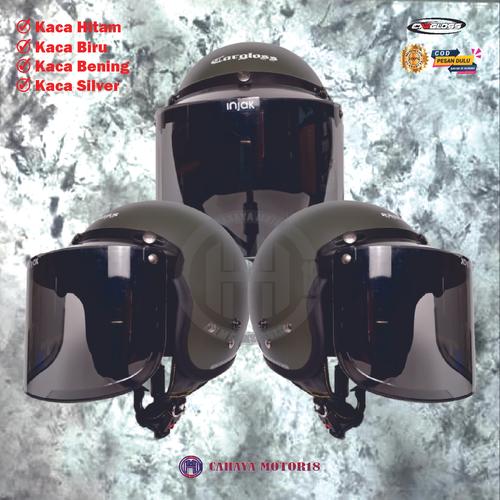 Jual PAKET HELM CARGLOSS GREEN DOFF/HIJAU ARMY DOFF - KC CMBUNG HITAM ...
