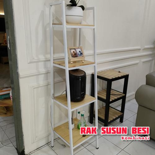 Jual rak susun besi kombinasi | rak susun besi hollo - SUSUN 3, Putih ...