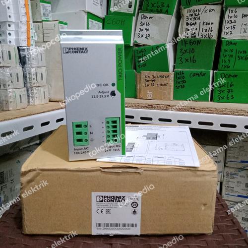 Jual power supply 24 VDC 10A PHOENIX CONTACT TRIO-PS/1AC/24DC/10 ...