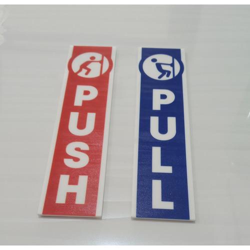Jual Papan tulisan Push Pull | Sign Board Acrylic - PUSH - Kota Bandung ...