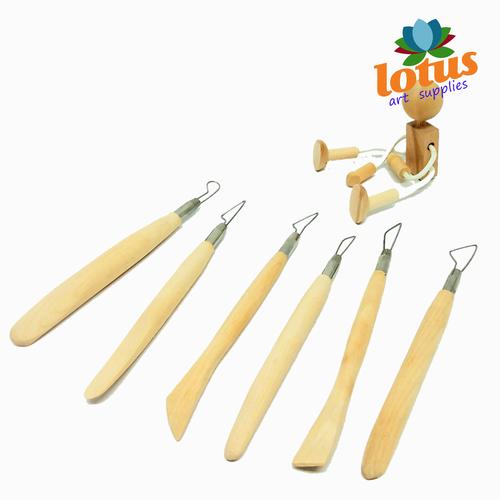 Jual Clay Sculpting Pottery Carving Tool set 6 / Alat Ukir Cukil Pahat ...