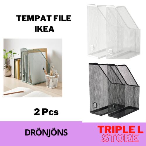 Jual Tempat Penyimpanan File Dokumen Majalah Besi Putih 2 Pcs DRJS ...