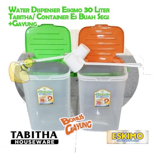 Jual Dispenser air Water Dispenser Eskimo 30 Liter Tabitha Container Es ...