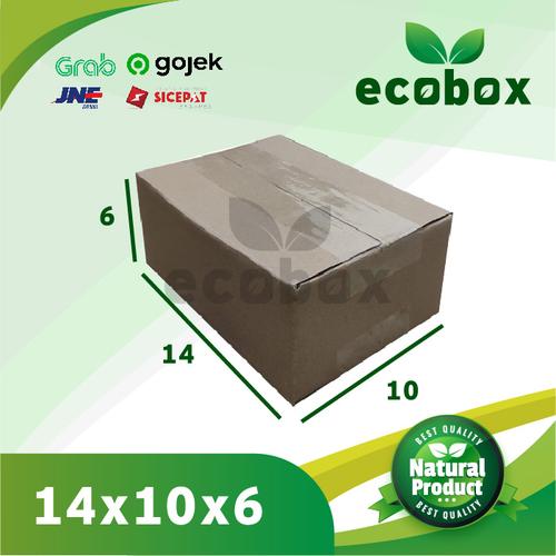 Jual KARDUS BOX uk 14x10x6 CM Kotak Packaging Corrugated SHEET POLOS ...