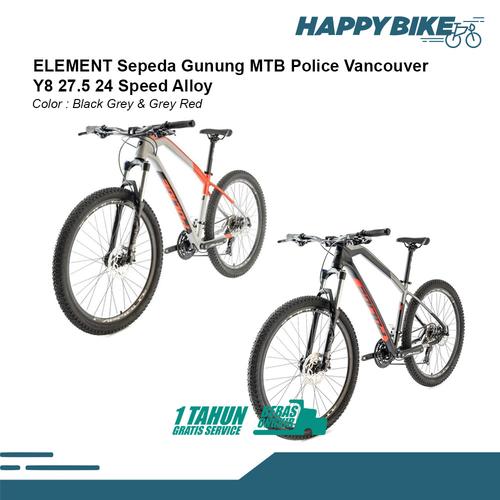 Promo ELEMENT Sepeda Gunung MTB Police Vancouver Y8 24 Speed 27.5 ...