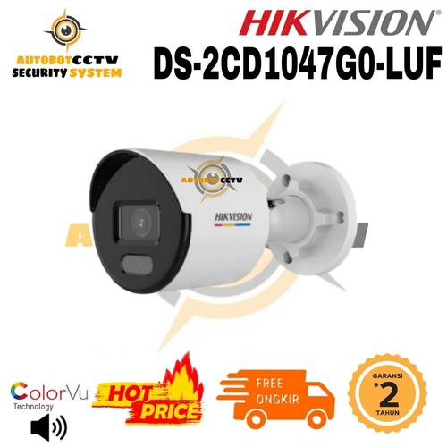 Jual HIKVISION IP CAMERA COLORVU AUDIO 4MP OUTDOOR POE DS-2CD1047G0-LUF - Jakarta Barat ...