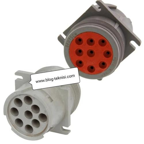 Jual HD10-9-96P Male 9 Pin Diagnostic Connector Deutsch, Mounting ...