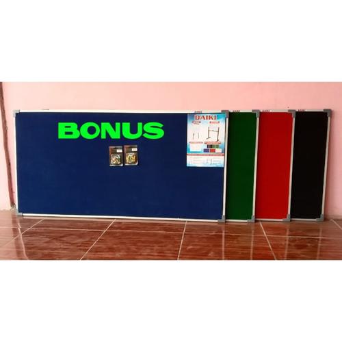 Jual Papan Mading / Softboard Bludru DAIKI 120 x 180 cm Gantung ...
