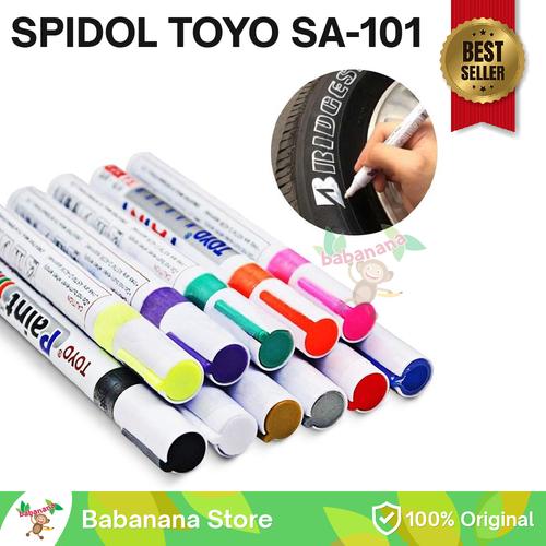 Jual Toyo SA-101 Spidol Ban Permanen Anti Air Spidol Ban Paint Marker ...