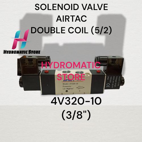 Jual Solenoid Valve 4V320-10 Airtac Dc24v/Ac220v - AC220V - Jakarta Barat - Hydromatic store ...