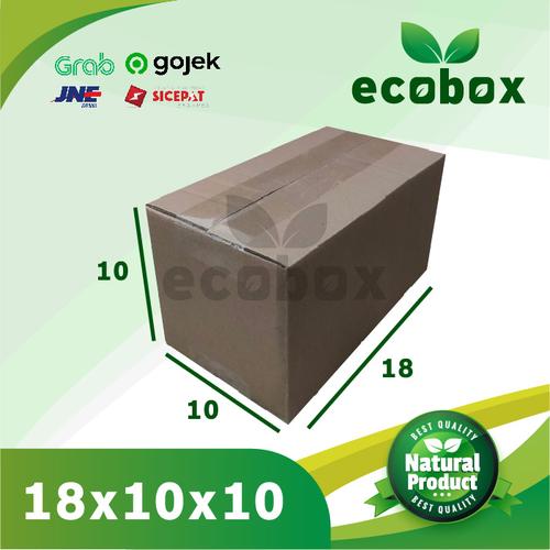 Jual KARDUS BOX uk 18x10x10 CM Kotak Packaging Corrugated SHEET POLOS ...