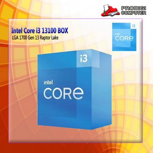 Jual Processor Intel i3 13100 Raptor Lake LGA 1700 BOX - Jakarta Pusat ...