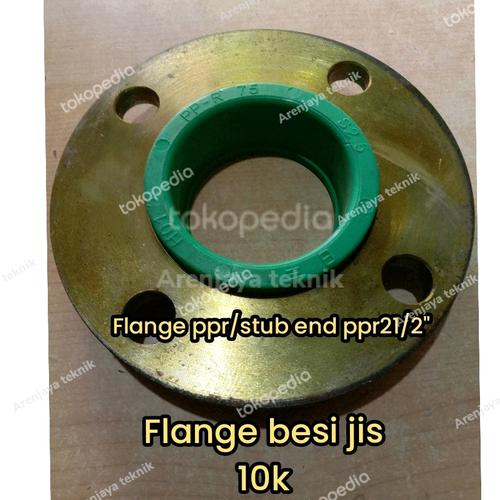 Jual flange ppr 2,5"(stub end)+flange besi 21/2" jis 10k - Jakarta ...