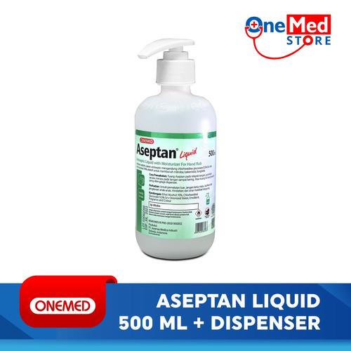 Jual Aseptan Liquid 500ml + Dispenser Onemed - Jakarta Pusat - Onemed ...