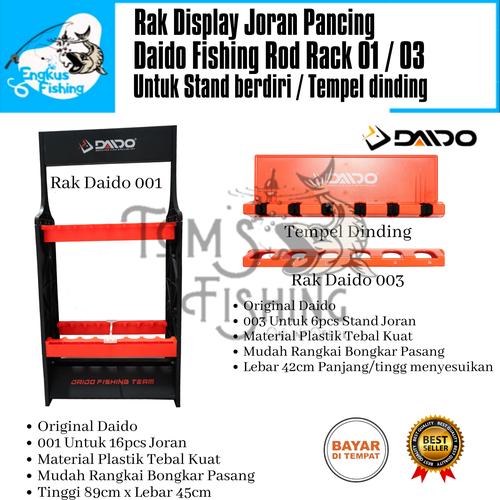 Promo Rak Display Joran Pancing Daido Fishing Rod Rack (Kapasitas 16pcs ...