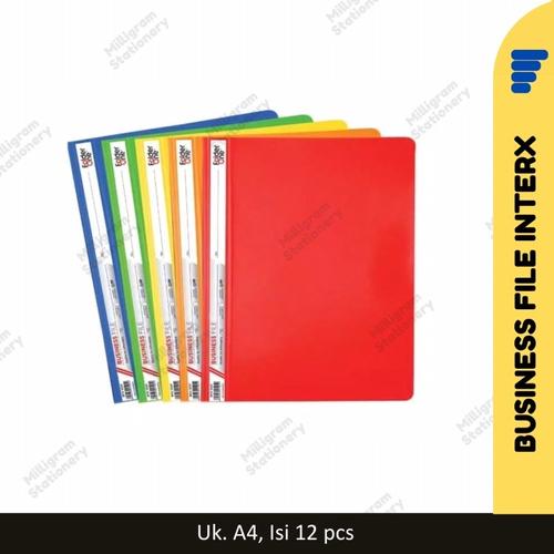 Jual Business File A4 Interx/ Map Bisnis Kantong Dokumen/ Plastik ...