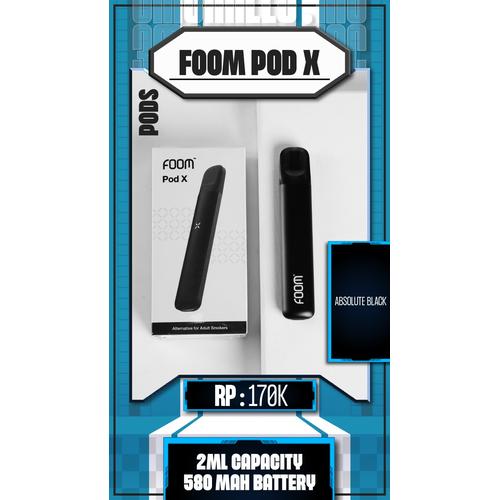 Jual FOOM POD X - Absolute Black - Kota Bandung - 3monkees kopo | Tokopedia