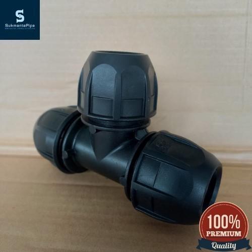 Jual FITTING PIPA HDPE TEE 3/4" ATAU AKSESORIS PIPA HDPE TEE 3/4" - Kab ...