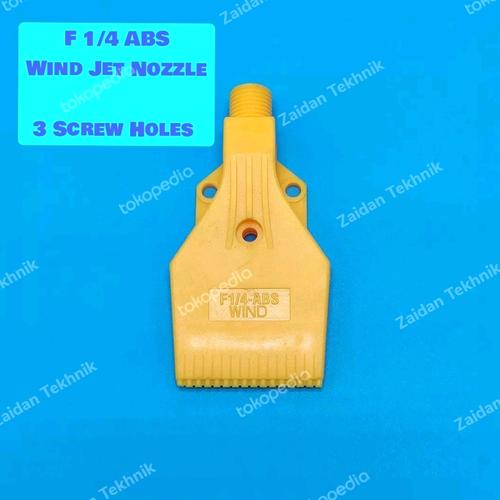 Jual Nozzle Jet Flat Fan ABS 1/4 BSPT -Wind Jet Nozzle Air Blowing 1/4 ...