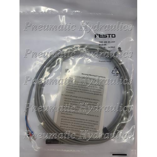 Jual FESTO SENSOR SWITCH SME-8M-DS-24V-K2,5-OE PN.543862 FESTO REED ...