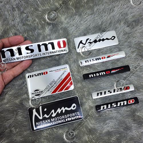 Jual EMBLEM ALUMUNIUM PLAT STICKER LOGO NISMO NISSAN RACING MOTORSPORT ...