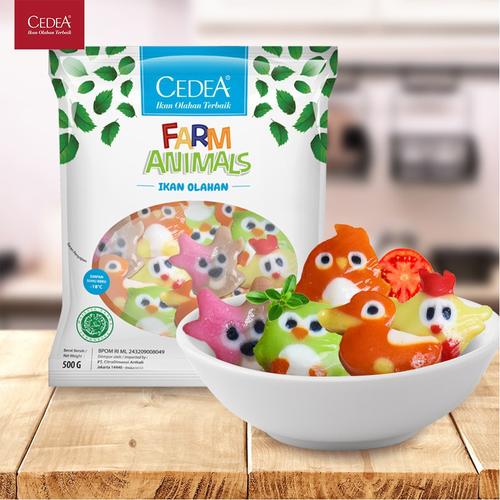 Jual CEDEA Farm Animal 200gr/500gr Baso Ikan karakter animal - 500gr ...