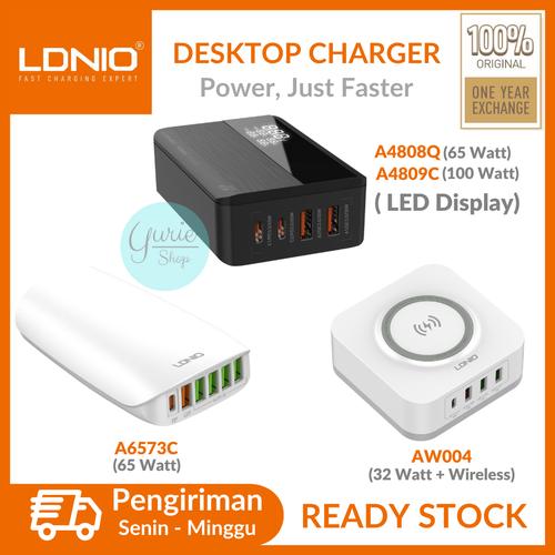 Promo LDNIO Desktop Charger USB C Port Super Fast Charging Wireless ...