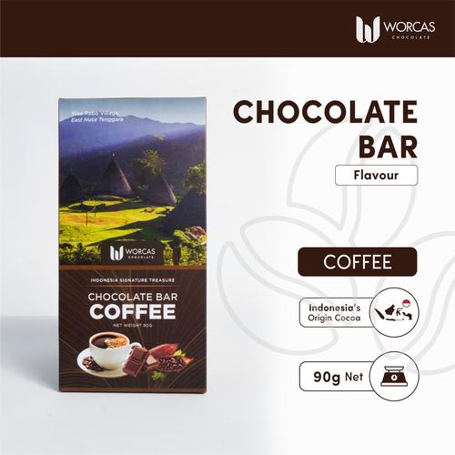 Jual Worcas Chocolate Bar Flavoured Dark Chocolate Coffee - 90g ...