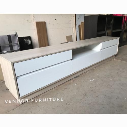 Jual Meja TV With Drawer Storage Meja TV Industrial Minimalis HPL ...