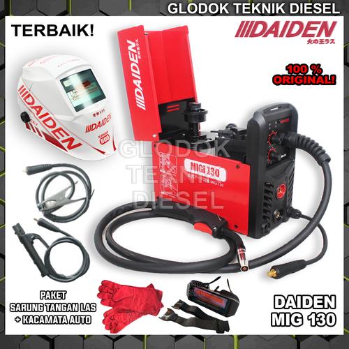 Jual MESIN LAS CO2 CO 2 TANPA GAS DAIDEN WELDING MIG 130 MIGi JAPAN - +Sarung&Kcamata - Kota ...
