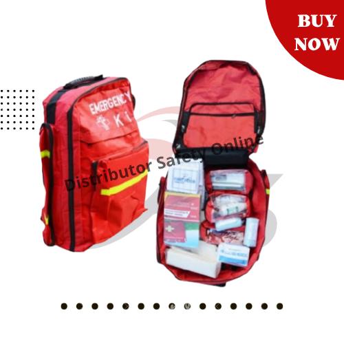 Jual Tas Ransel P3K Merah Emergency Kit Isi Lengkap First Aid Kit Type ...
