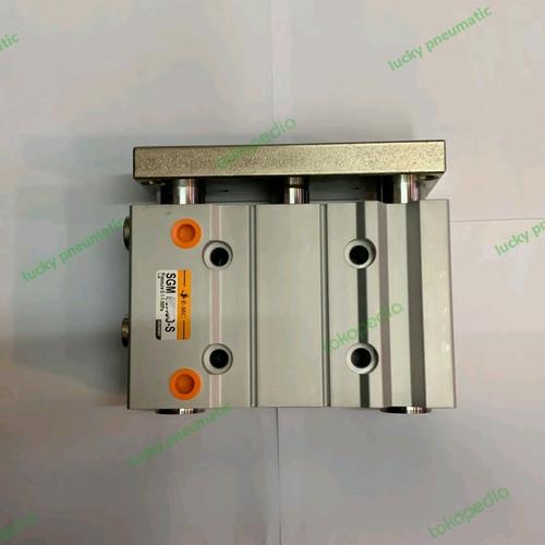Jual Air cylinder SG series high precision guide SGM-32x100-S EMC ...