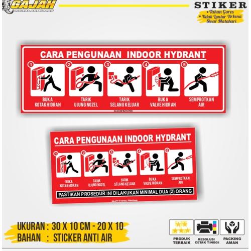 Jual Stiker cara penggunaan Hydrant Indoor - Jakarta Timur - Gajah ...
