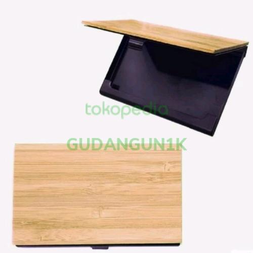 Jual name card holder tempat kartu nama bambu kayu promosi - Jakarta ...