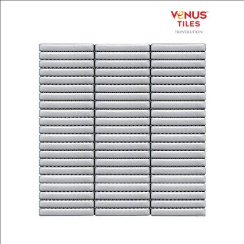 Jual Venus Tiles - Mosaic Dekorasi Rumah Type Pottery Striped Grey Sand ...
