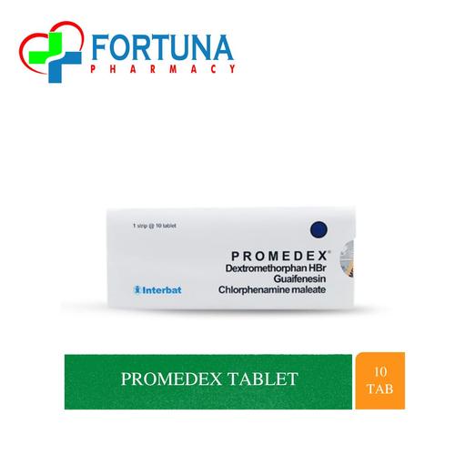 Jual Promedex tablet 1 strip isi 10 tablet obat batuk kering - Kota ...