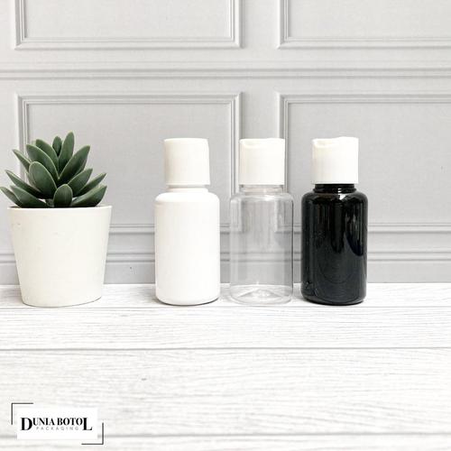 Jual Botol Presstop Putih 70ml Tubular Plastik Packaging DB - Putih ...