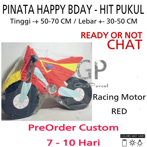 Jual PINATA ULANG TAHUN RACE CAR RACING BIKE MOTOR MOBIL PIALA GRAB ...