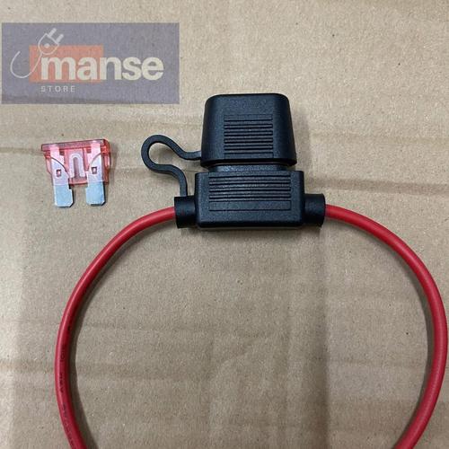 Jual Fuse Holder Blade Kabel Waterproof / Rumah Fuse Tancap Besar Anti ...