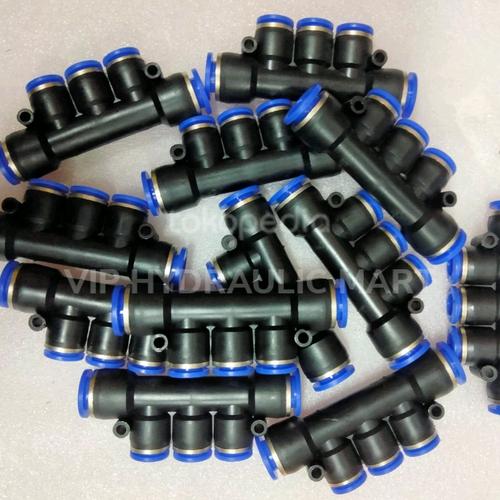 Jual fitting pneumatic angin 5 way selang 4mm / 5 lobang selang 4mm ...