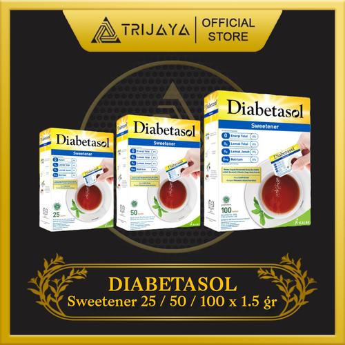 Jual DIABETASOL ZERO CALORIE SWEETENER (25 / 50 / 100 SACHET)-GULA ...