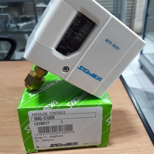 Jual pressure switch control SAGInoMIYA SNS-C120X range 20bar/kg - Kota ...