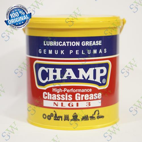 Jual Champ Chassis Grease NLGI 3 Pail 3 Kg / Gemuk Chassis 3 Kg Champ ...
