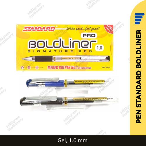 Jual Pulpen Gel Tanda Tangan Standard Boldliner Pro/ Signature Pen 1.0 ...