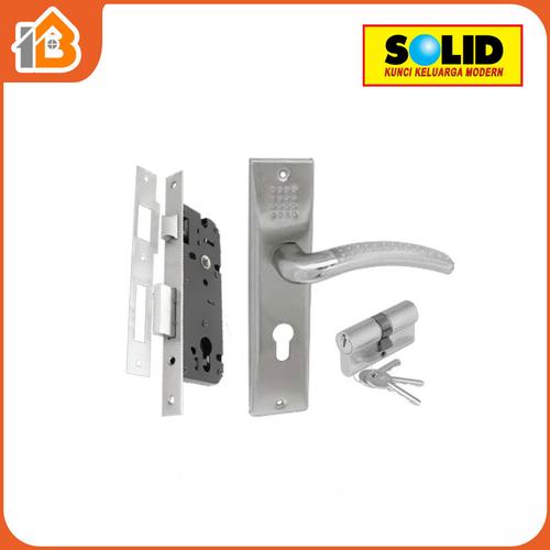 Jual SOLID SHP8201 US32D PAKET KUNCI PINTU DOOR HANDLE SET - Kota ...