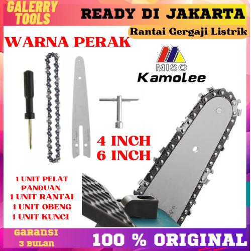 Promo KAMOLEE-Rantai Gergaji Baja 4/6 inch - Mata Rantai chainsaw tool ...