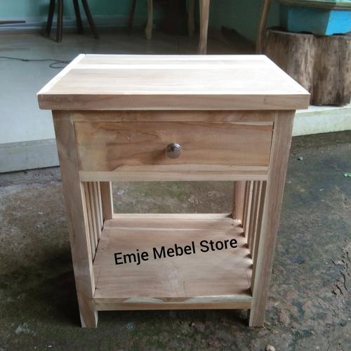 Jual meja kayu jati bedside table nakas minimalis meja teras - Kab ... Jual meja kayu jati bedside table nakas minimalis meja teras - Kab ...