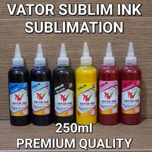 Jual Tinta Sublim Epson Vator Ink 250ml Premium Sablon Jersey Polyester ...